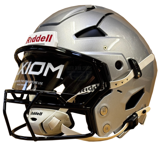 Riddell Axiom Helmets Standard (including Facemask) - Bay Silver – www ...