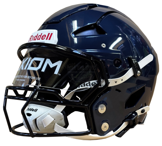 Riddell Axiom Helmets Standard (including Facemask) - Navy – www ...