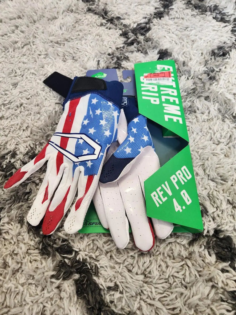 Cutters Rev Pro 4.0 "Limited Edition Flag" Receiver Football Gloves ...